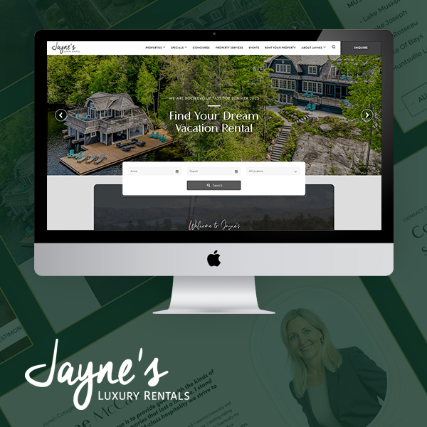 Case Study - Modern Website Design for Luxury Vacation Rental